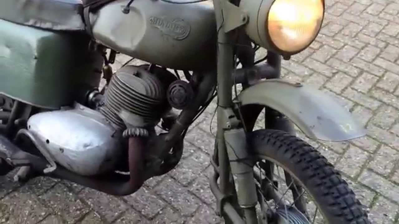 Monark-Jawa 350 www.classic-motorcycles.nl - YouTube