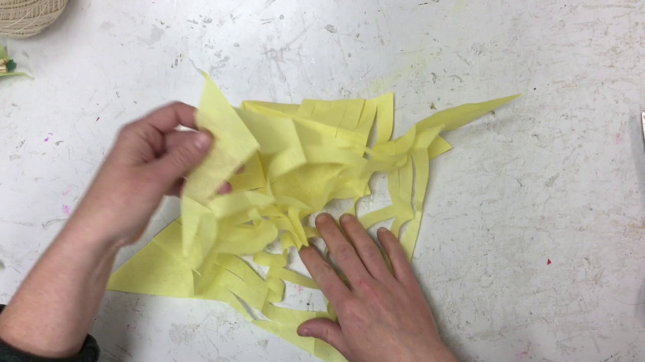 Cutting the tails for your Parol - YouTube