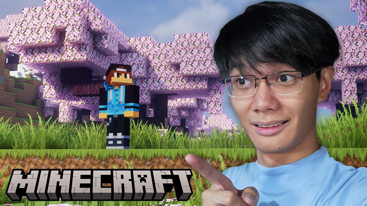 Minecraft (Survival) Part 66 - CHERRY BIOME - YouTube