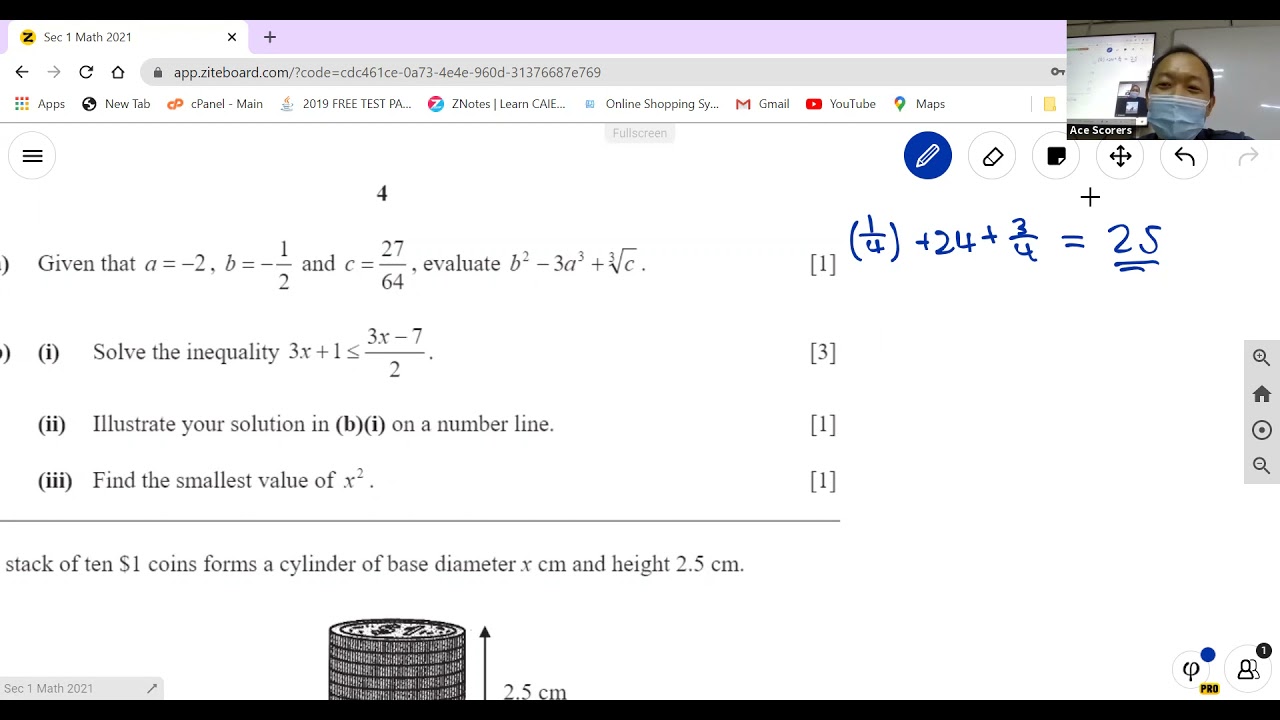 Sec 1 Math EOY revision - YouTube