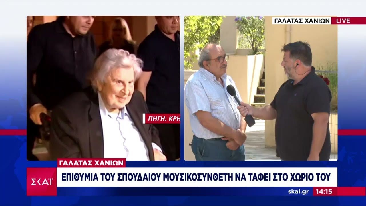 Μίκης Θεοδωράκης: Επιθυμία του σπουδαίου μουσικοσυνθέτη να ταφεί στο ...
