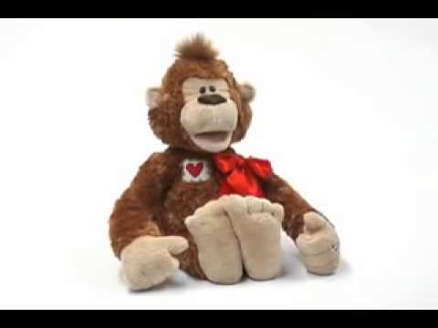 Gund Fun - Mailin the Monkey singing Signed, Sealed, Delivered ...