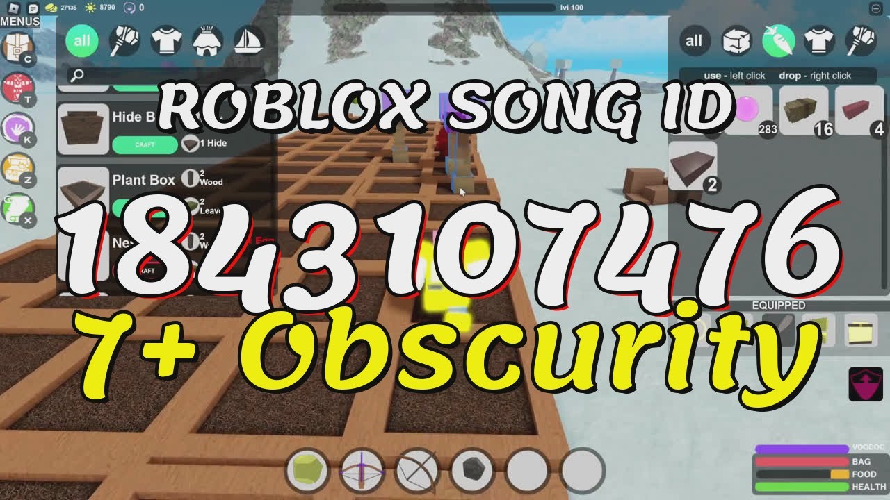 7+ Obscurity Roblox Song IDs/Codes - YouTube