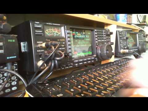 EI2KC working some nice DX on 12 metres with an Antron and 100 watts