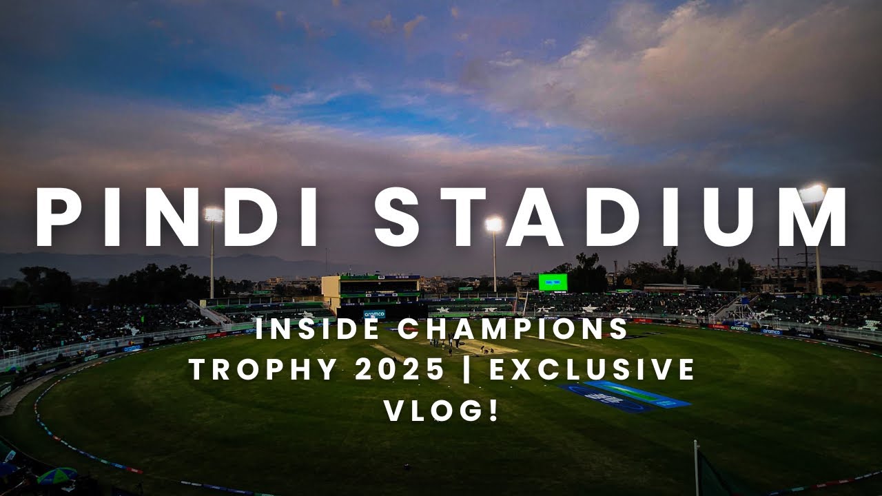 Inside Champions Trophy 2025 | Exclusive Vlog! - YouTube