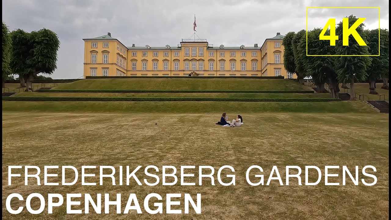 COPENHAGEN | Frederiksberg Palace Gardens (Frederiksberg Have) | 4K ...