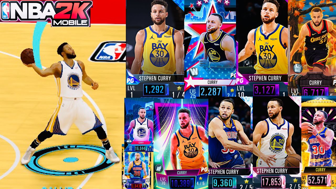 Hitting a Half Court / Full Court Shots With Every Stephen Curry Cards ...