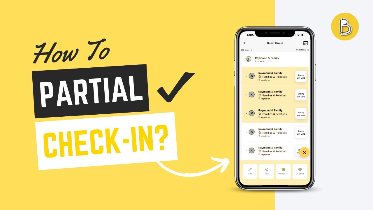 How To Partial Check-In Guests In A Group? - YouTube