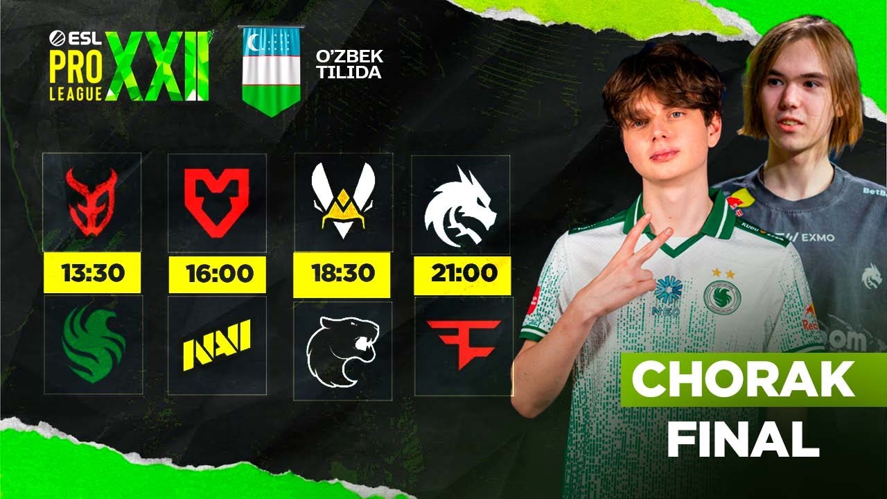 [UZ] FALCONS vs 3dMAX, NAVI vs MOUZ, VITALITY vs FURIA, SPIRIT vs FAZE ...