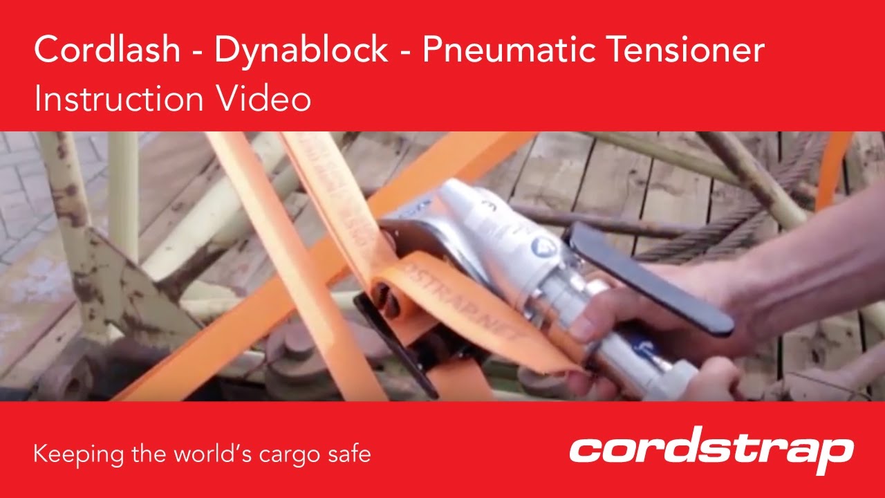 Cordstrap | 8 Cordlash + Dynablock + Pneumatic Tensioner - YouTube
