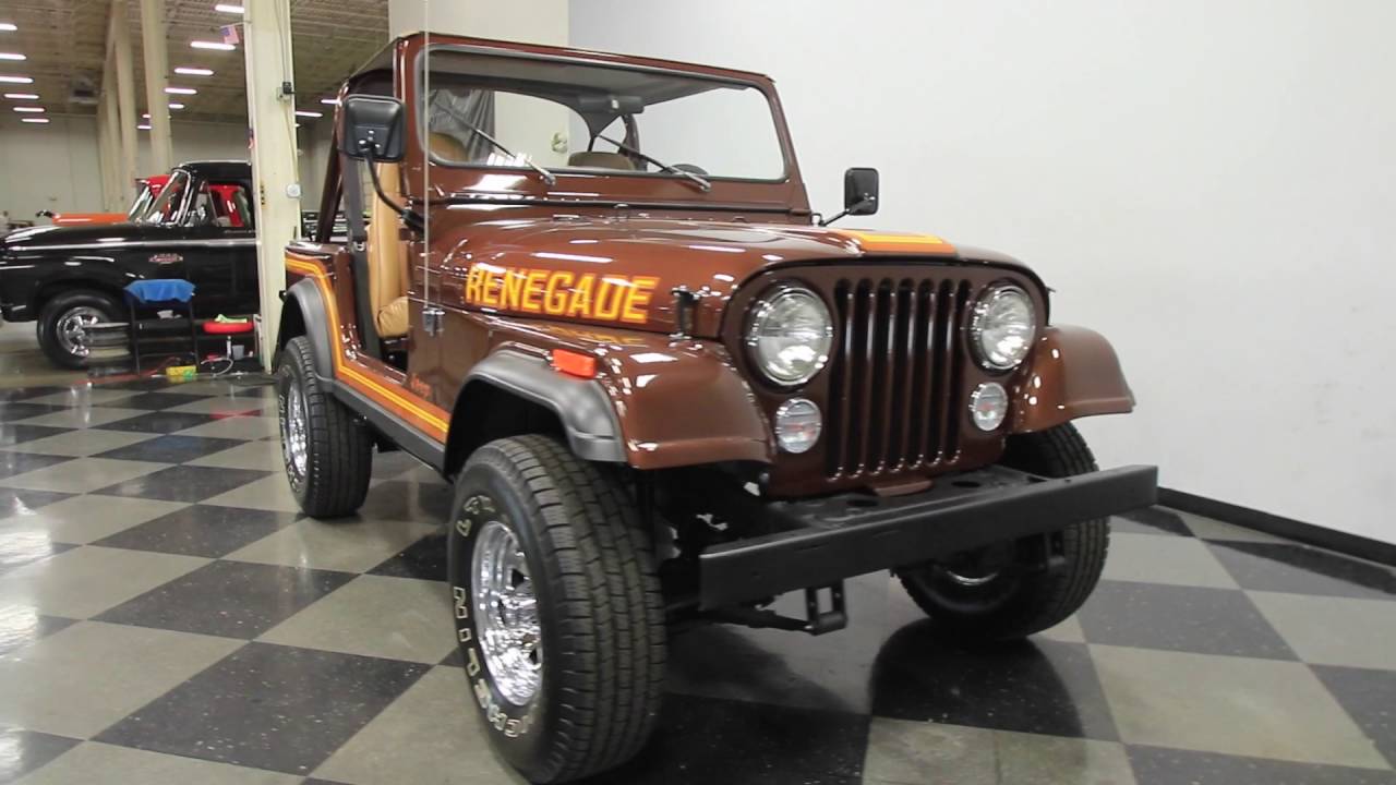 3538 CHA 1986 Jeep CJ7 Renegade - YouTube