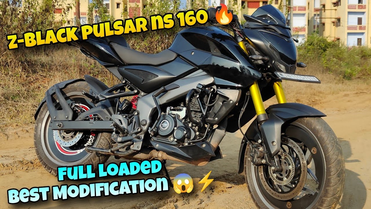 First Time Ride Ns 200 bs7 ||💕 Full modified in Z- black 💥|| India ...