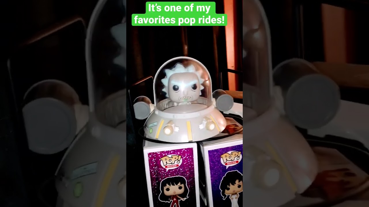Rick Sanchez from Rick and Morty in his spaceship! Funko pop!Wubba lub ...