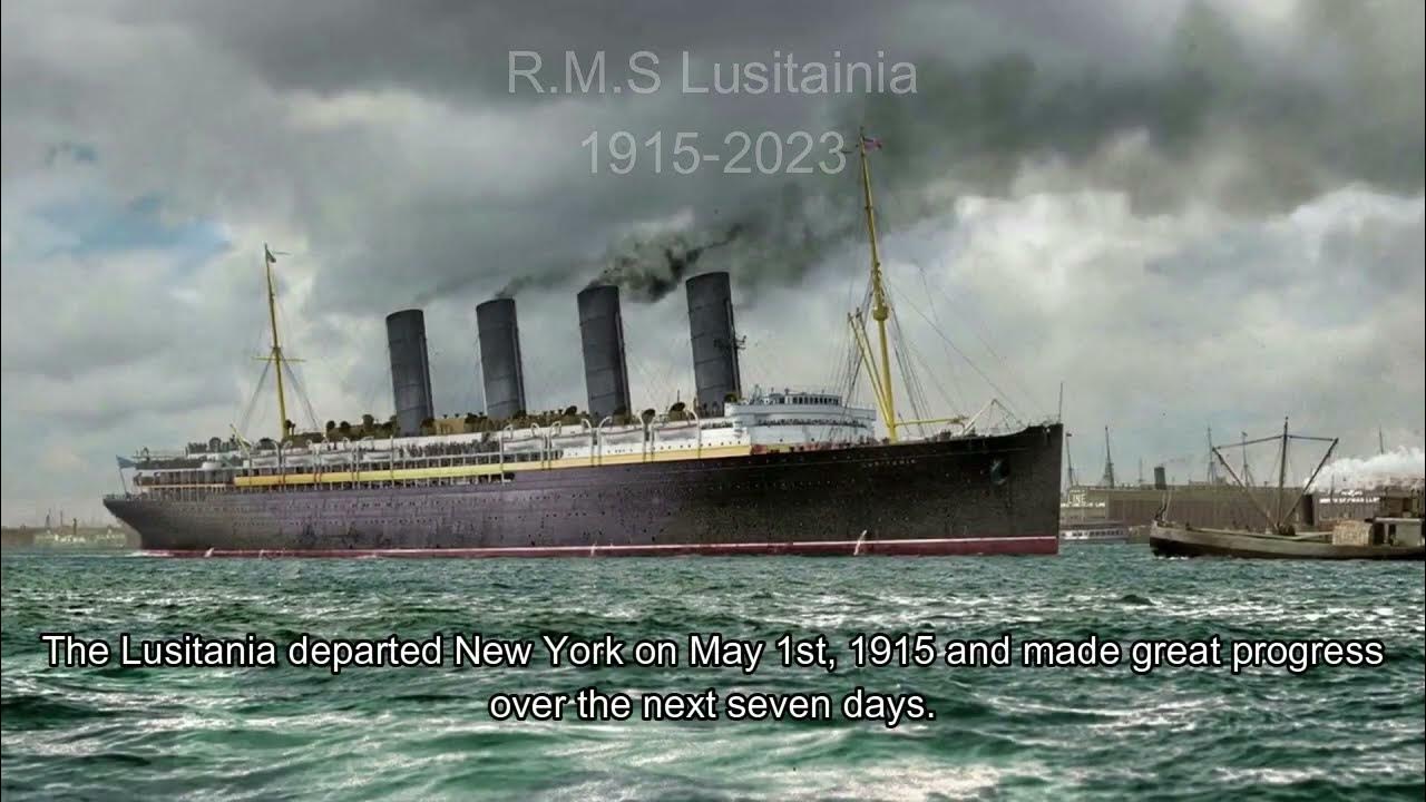 108 Year Anniversary of the Sinking of the R.M.S Lusitania (Real Time ...