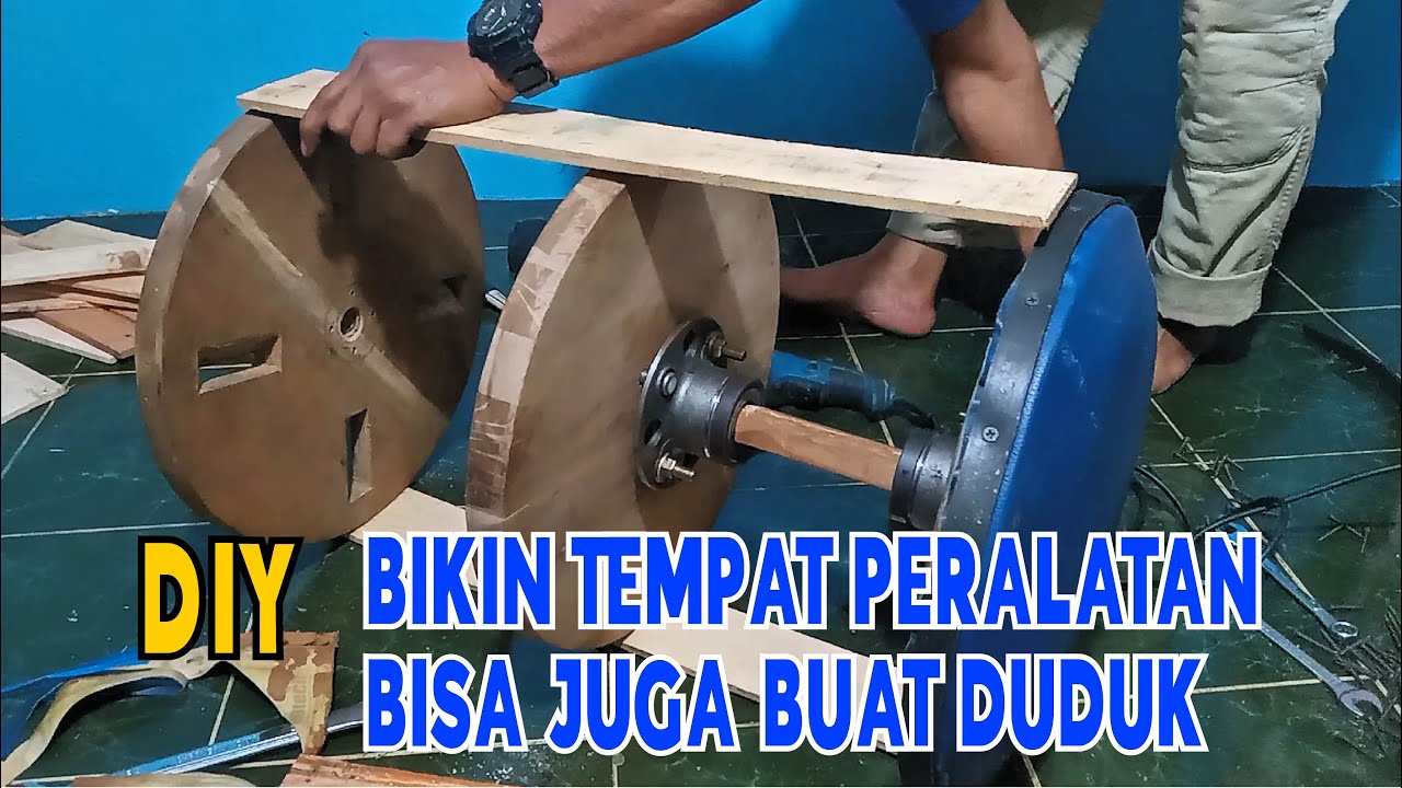 BIKIN TEMPAT PERALATAN BISA JUGA BUAT DUDUK - YouTube