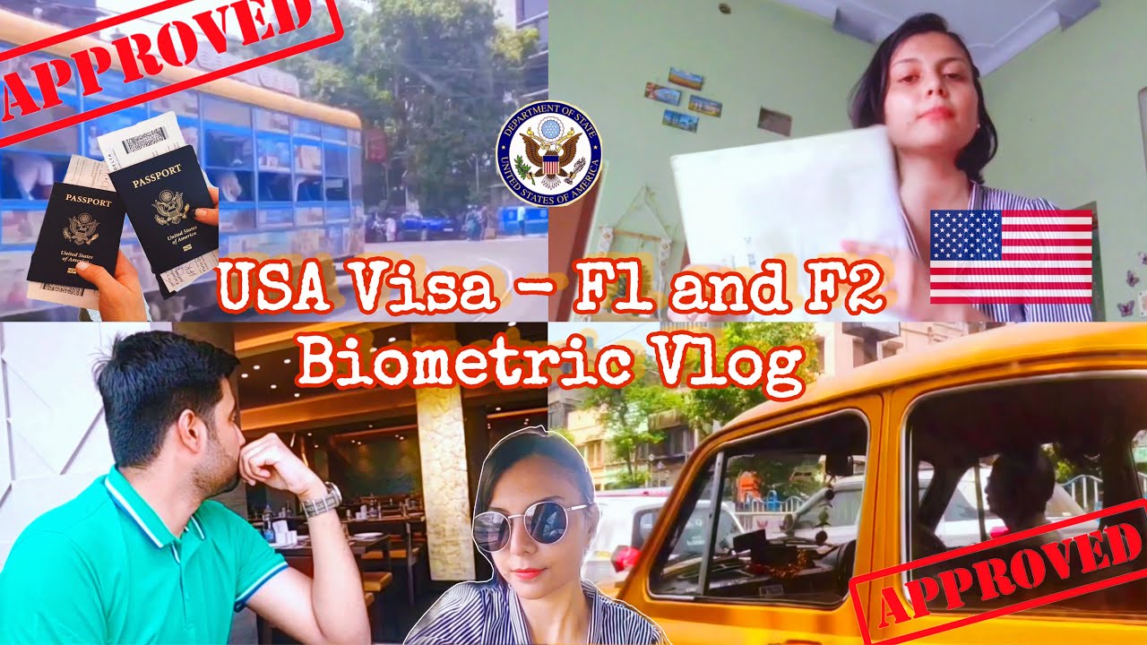 Our USA F1 F2 Student Visa & Spouse Visa Biometric Experience |আমেরিকার ...