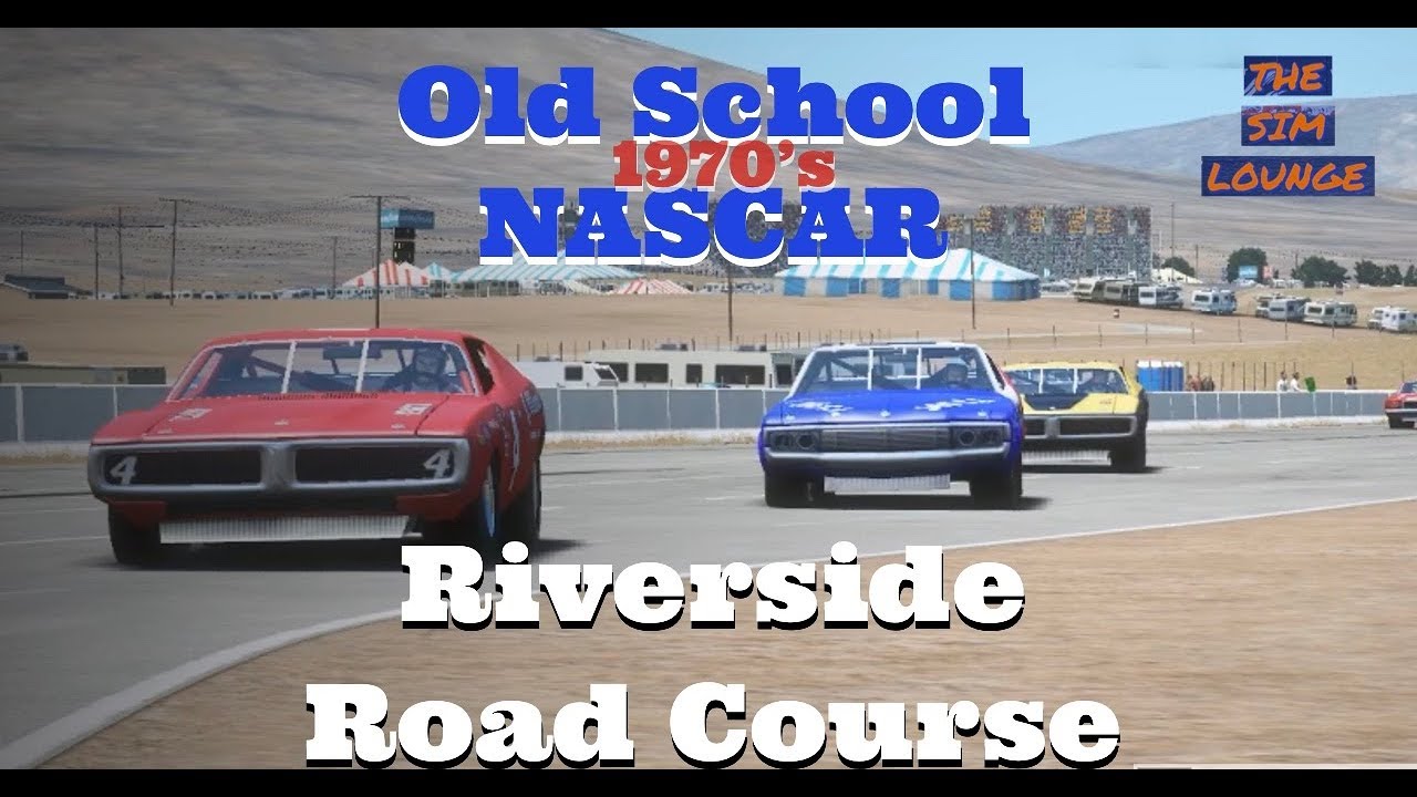 Rfactor 2 Old School NASCAR @ Riverside, White Knuckle - YouTube