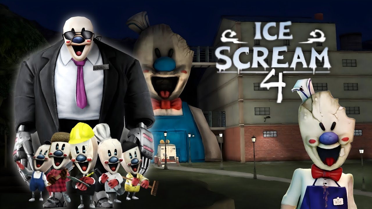 Ice Scream 4 : Escape Form ROD Kidnapper Factory || Ice Scream 4 Horror ...