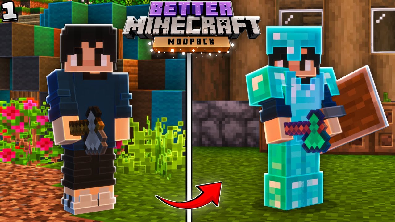 بهترین شروع توی بترماینکرفت هاردکور داشتم😍😎/Better Hardcore #1 - YouTube