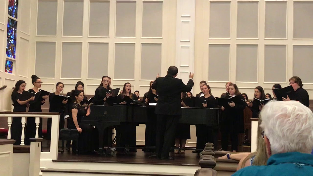 SEU Chamber Singers- Shenandoah by James Erb - YouTube