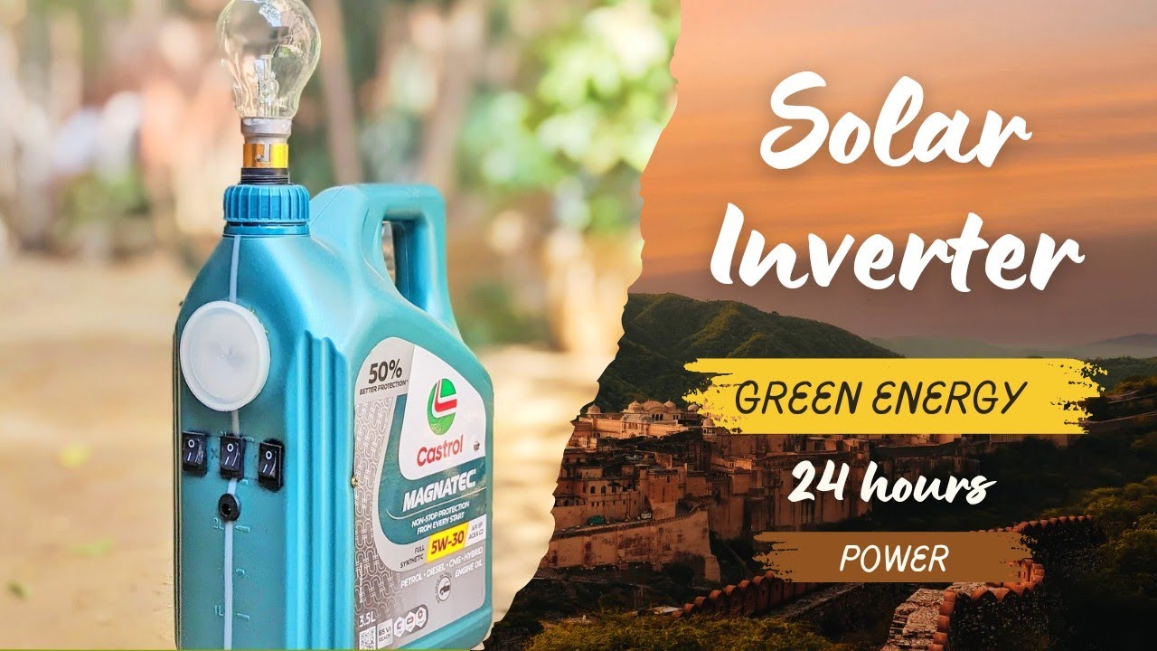 Diy Solar Inverter with built-in battery - YouTube