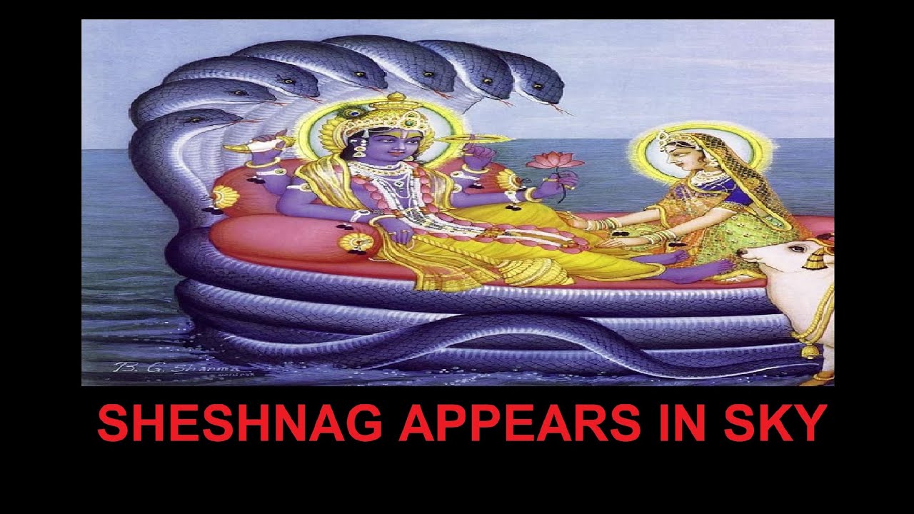 GOD SHESHA NAG APPEARS IN SKY - YouTube