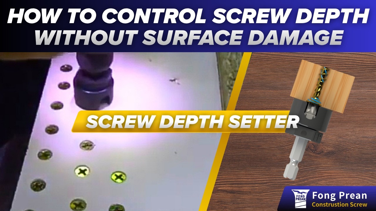 FP Screw Depth Setter | Adjustable Depth Control for Perfect Screw ...