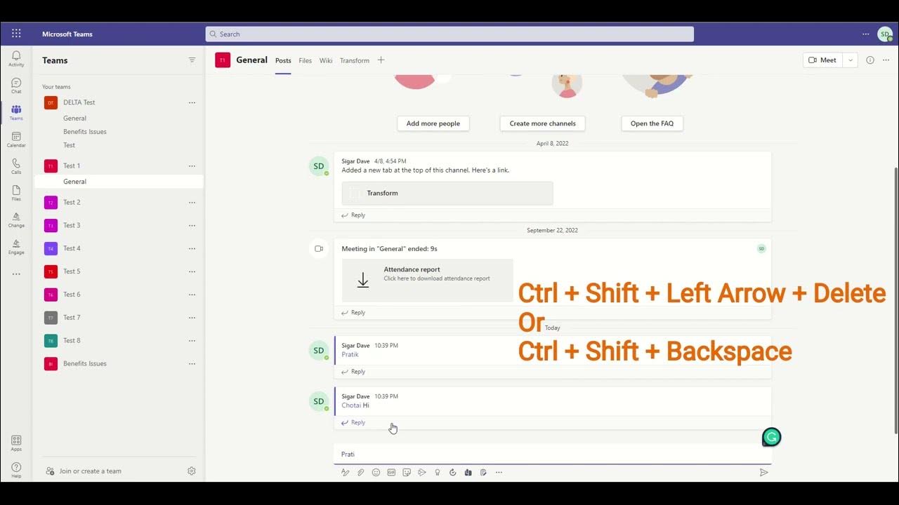 Mention user with First or Last Name in Microsoft Teams - YouTube
