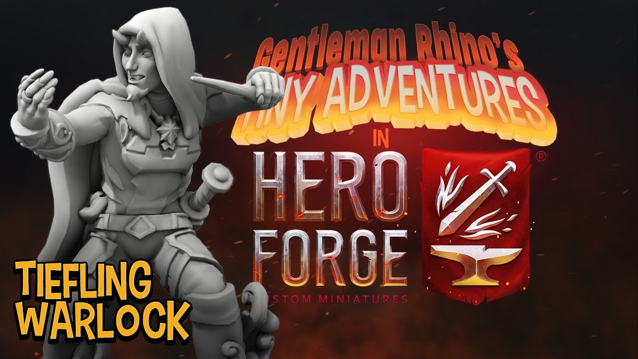 Creating a Tiefling Warlock in HeroForge - YouTube