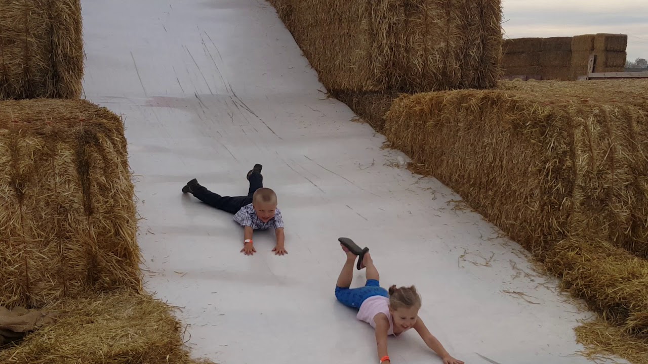 Pumpkin patch slide - YouTube