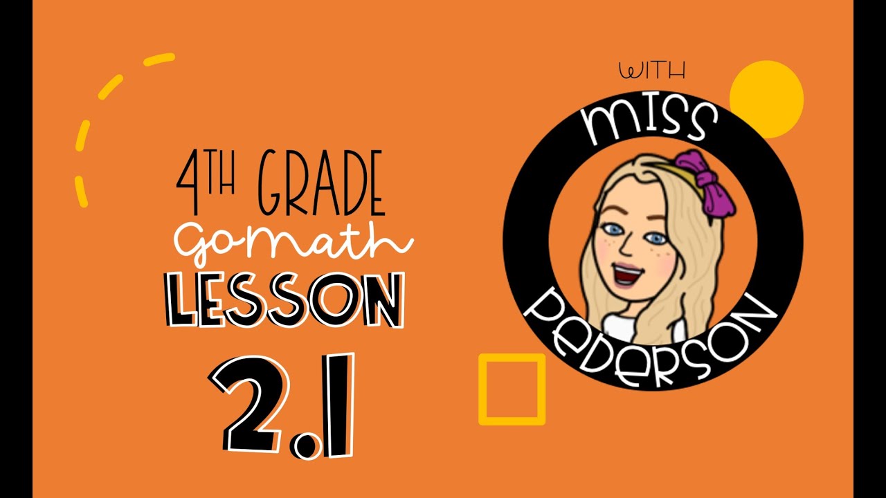 GoMath Lesson 2.1 (4th grade) - YouTube