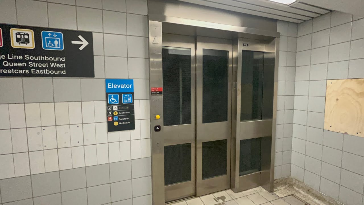 Retake of Both Elevators at Toronto TTC Queen Subway Station in 60fps 4 ...