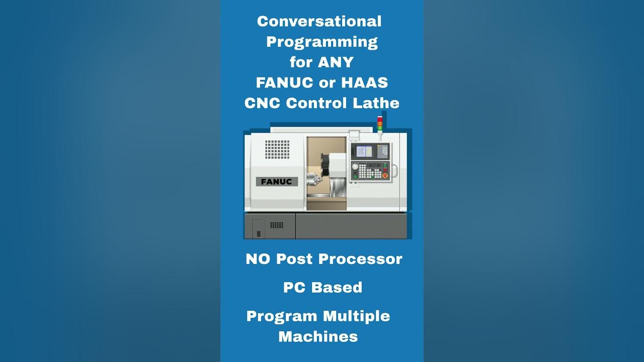 Conversational CNC Programming For ANY Fanuc And Haas CNC Lathes - YouTube