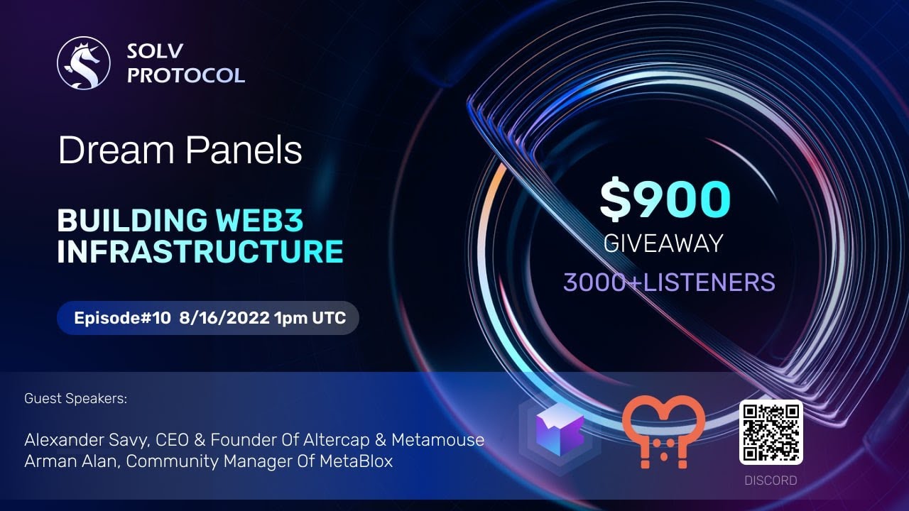 Solv Protocol Dream Panel#10 Building Web3 Infrustructure - YouTube