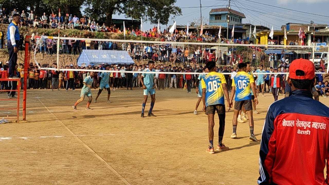 dashrathchand vs melauli final set volleyball match live - YouTube