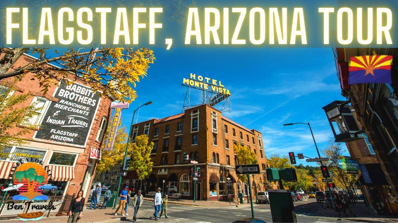 Flagstaff Arizona Tour Route 66 Historic Downtown Flagstaff Part