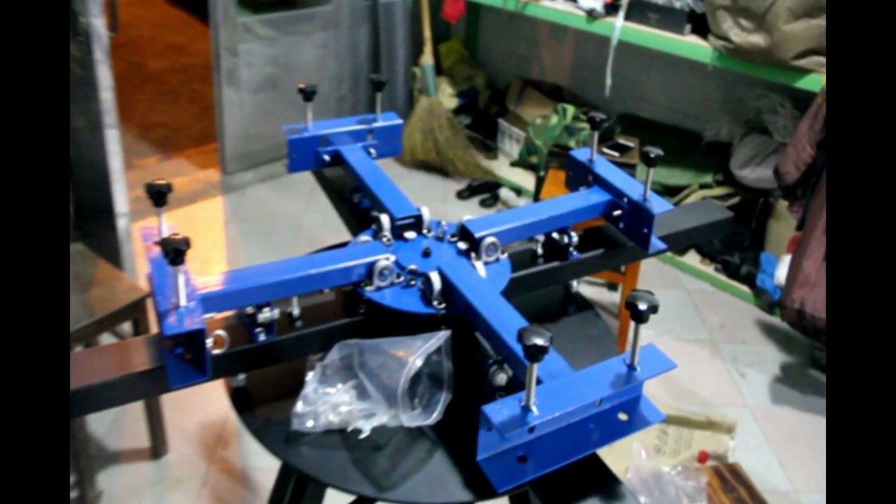Full instruction to Chinese silk screen print machine - Video Manual ...