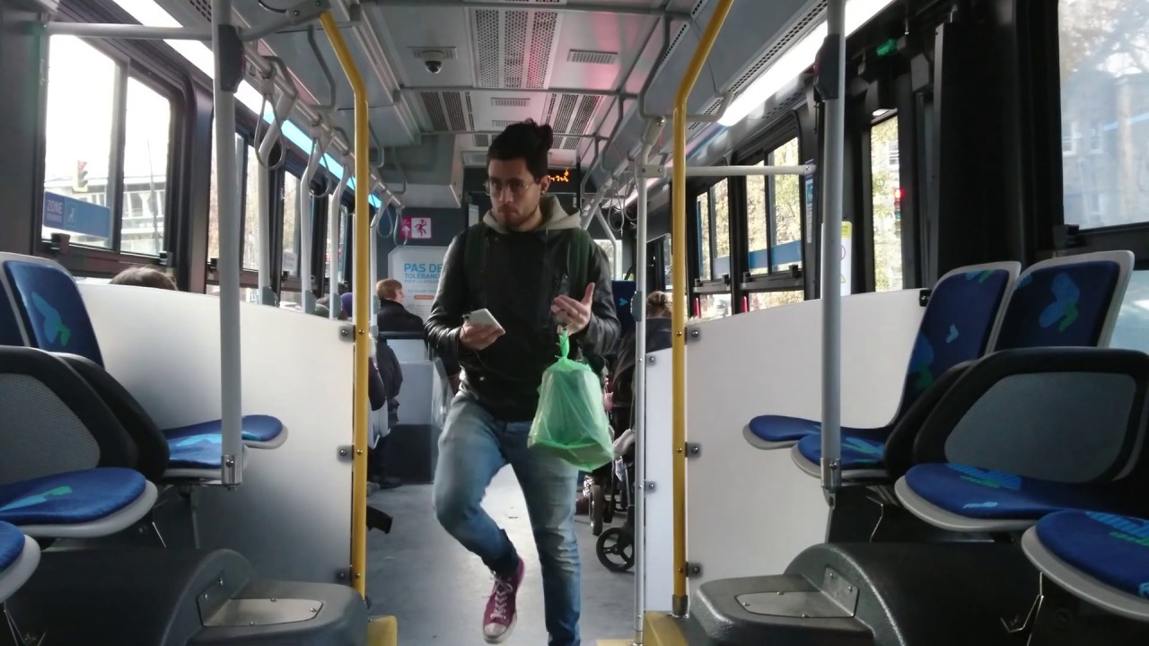 [4K] NovaBus LFS HEV hybride-électrique 2016 STM trajet ligne 51 Est ...