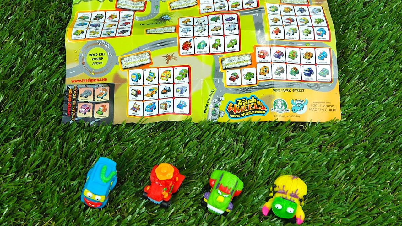 Trash Wheels Unboxing - The Trash Pack - YouTube