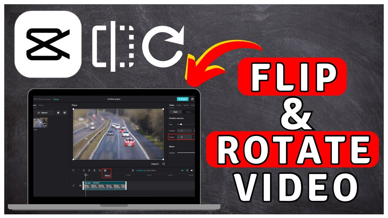 How to FLIP & ROTATE a Video In CapCut PC - CapCut Tutorial - YouTube