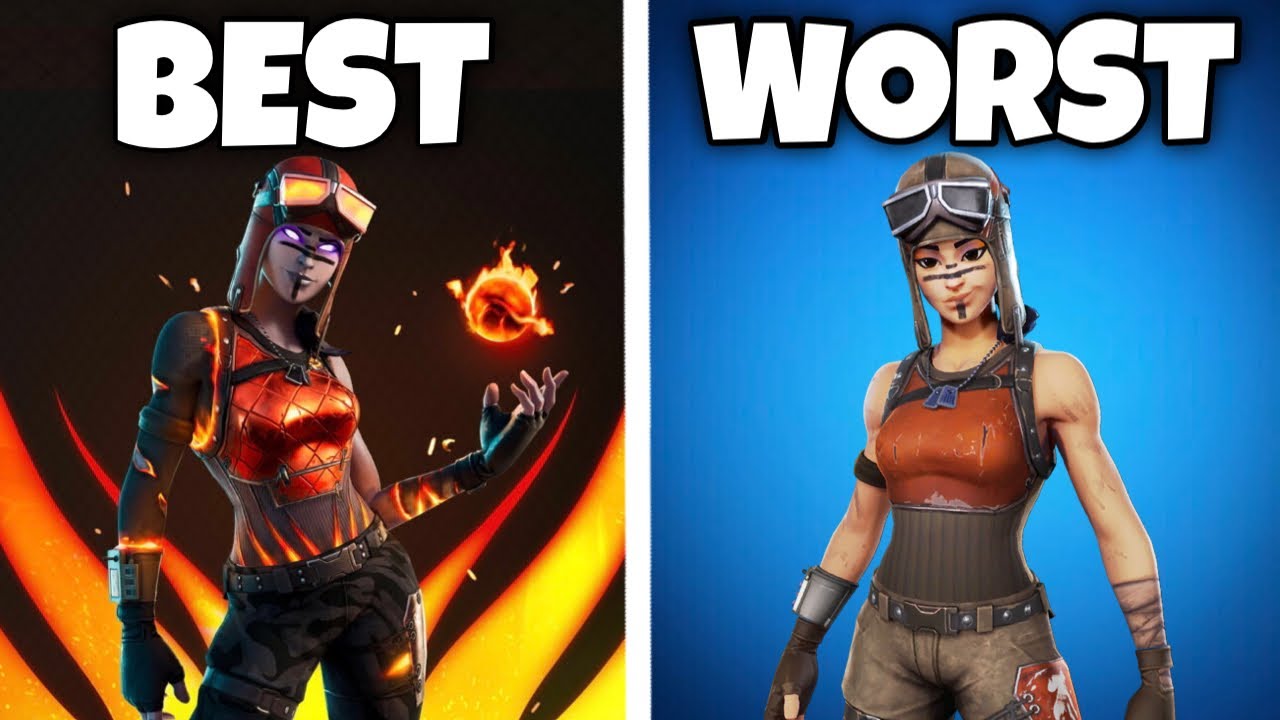 Ranking *EVERY* RENEGADE RAIDER SKIN… - YouTube