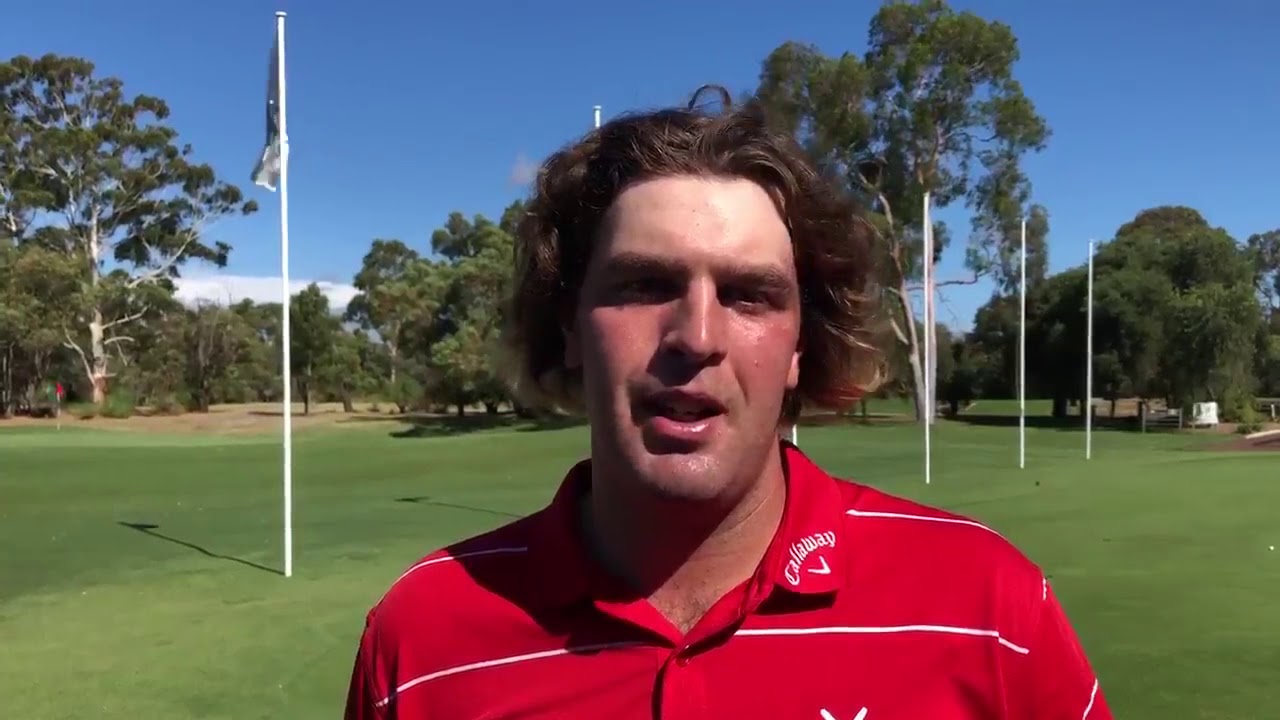 Jack Murdoch after day one of the 2018 Men’s Australian Amateur ...