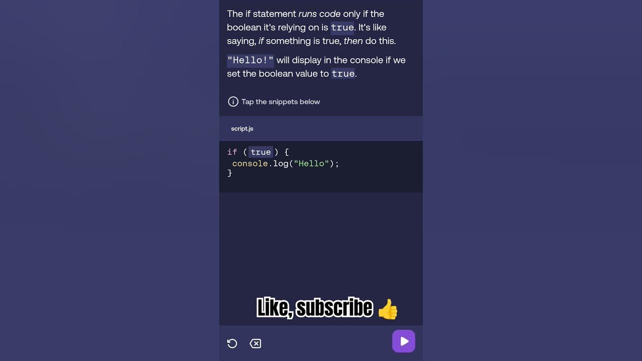 How the IF statement will run in JavaScript , important step. #javascript#programming#coding # ...