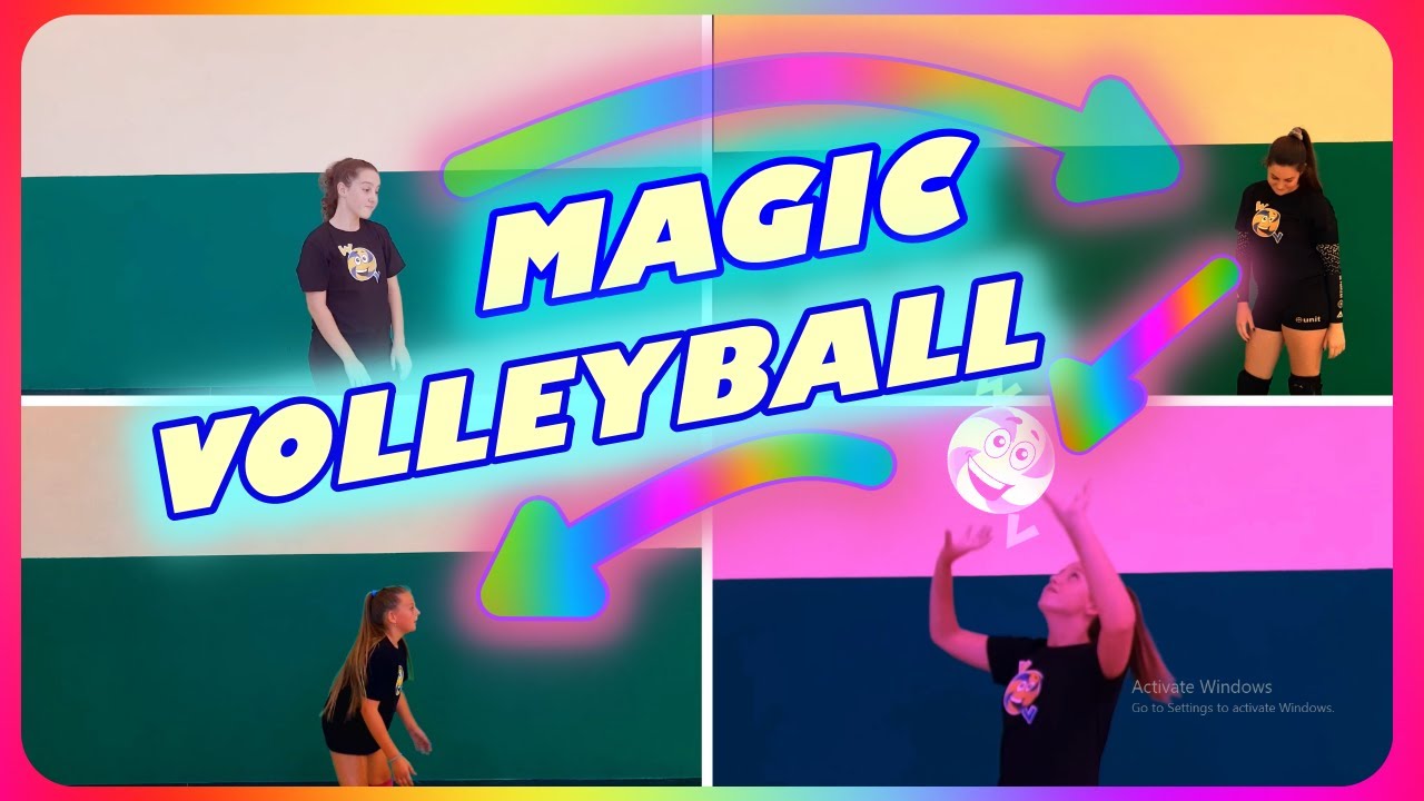 MAGIC VOLLEYBALL!!! | Kids Volleyball Passing - YouTube