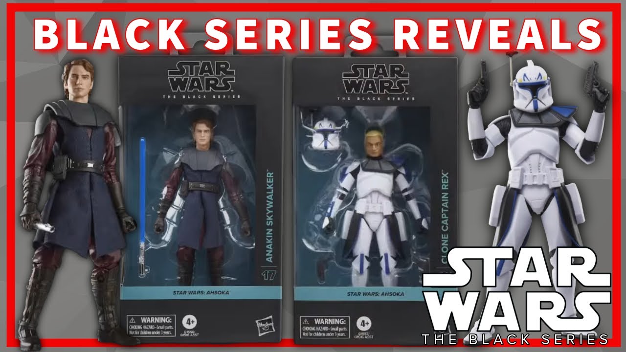 MASSIVE Black Series Reveals! New Clone Wars Anakin Skywalker & Phase 1 ...
