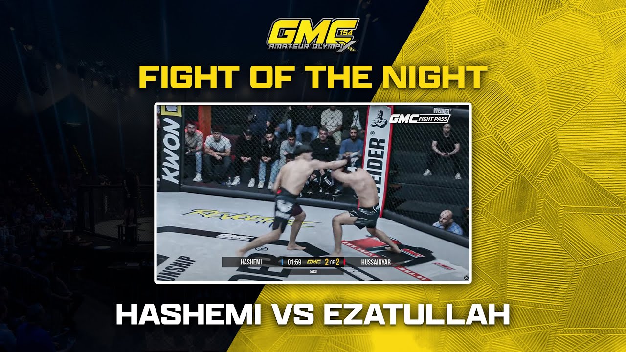 SAID HASHEMI vs EZATULLAH HUSSAINYAR | FREE FIGHT | GMC OlympiX 154 ...