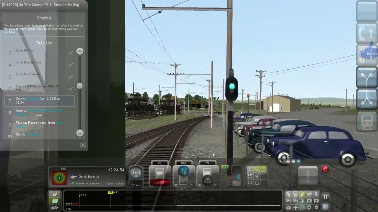 Sacramento Northern interurban passing through Concord (Train Simulator ...