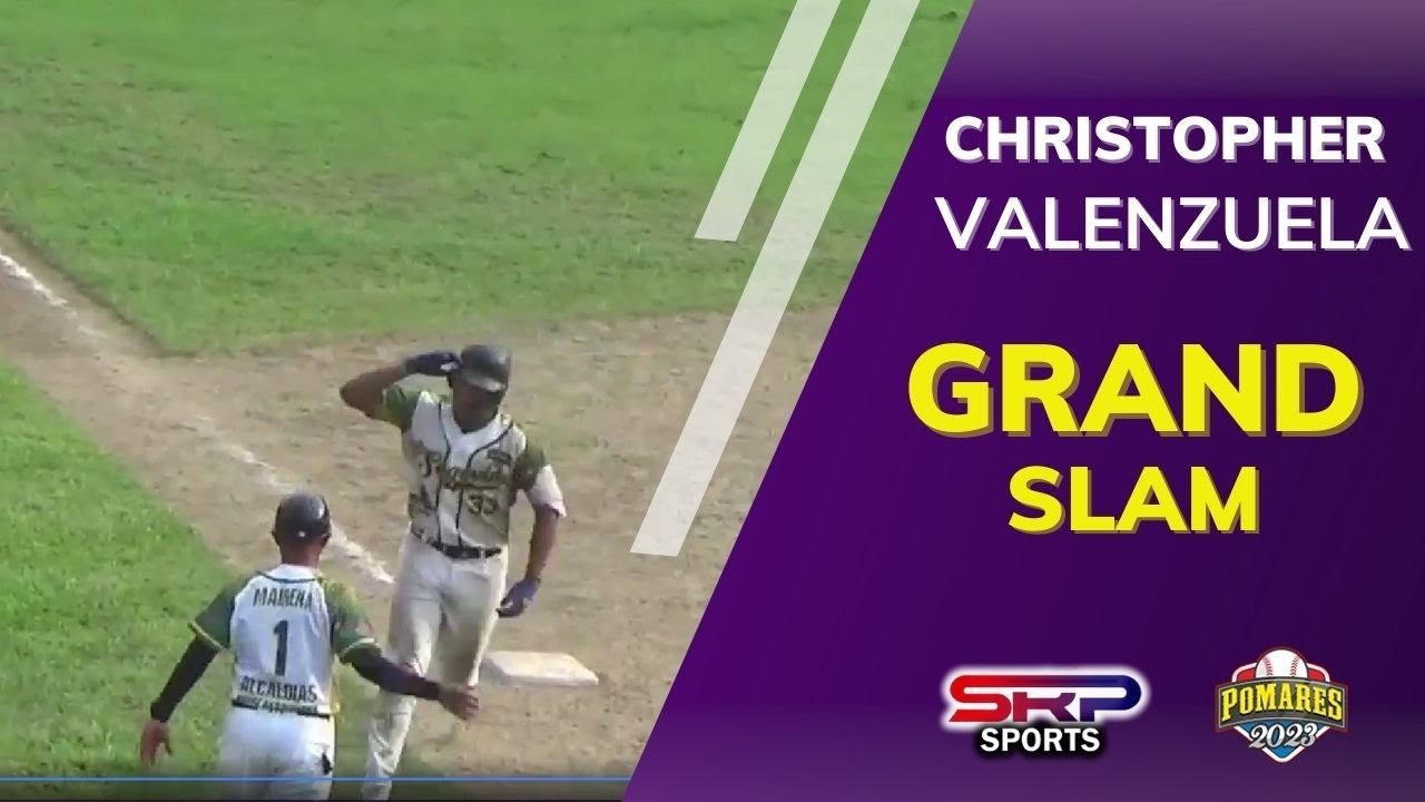 Grand Slam de Christopher Valenzuela deja tendido a León #Pomares2023 ...