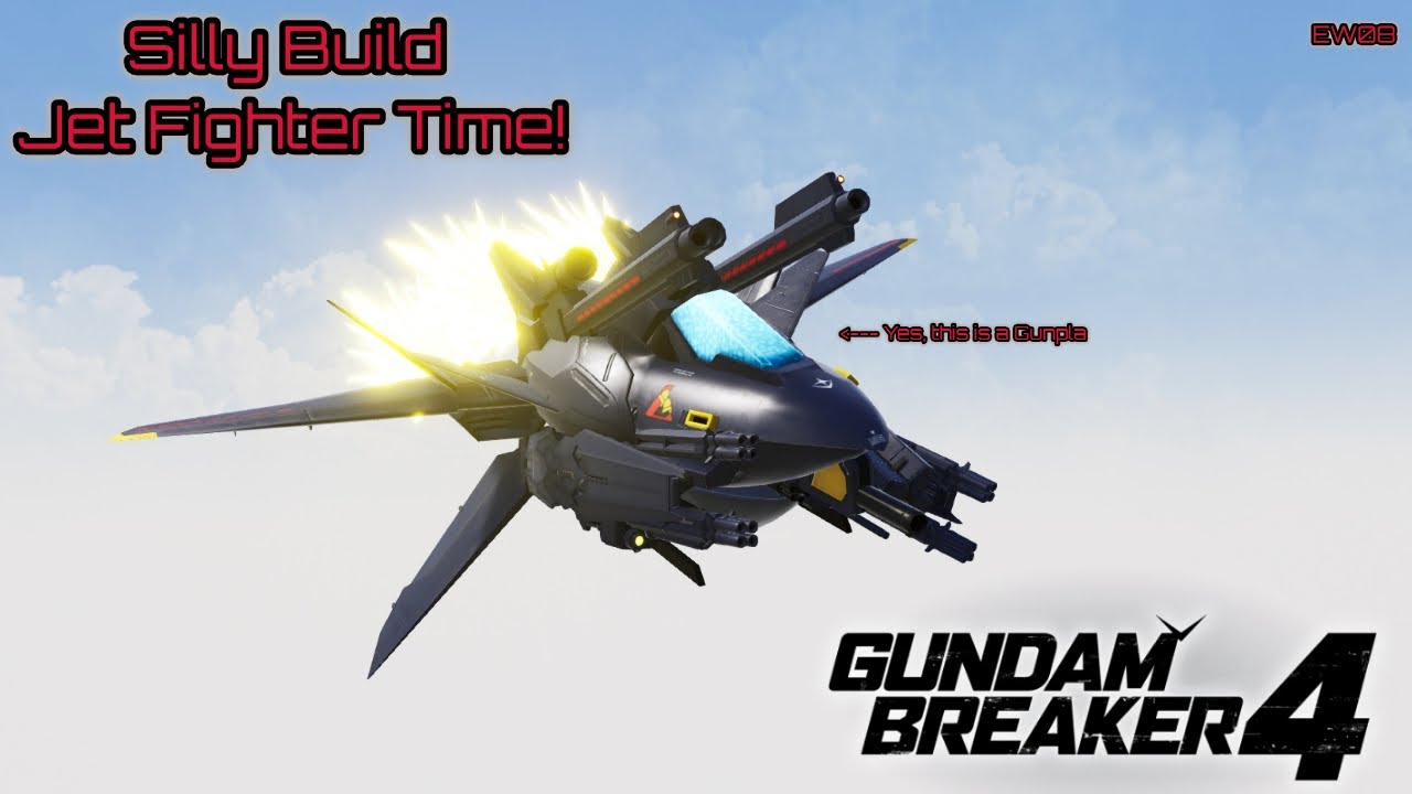 Gundam Breaker 4 - Silly Build Jet Fighter Time! - YouTube