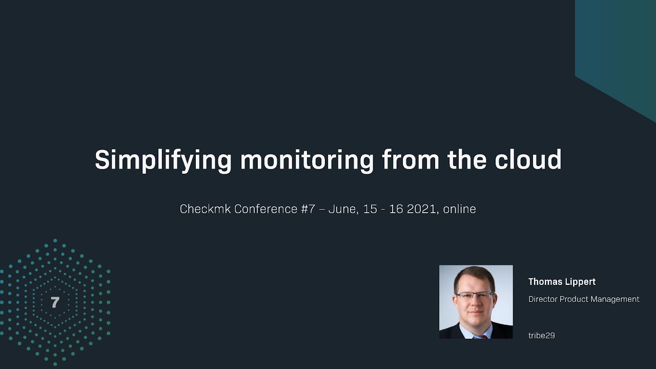 checkmk conference #7: Simplifying monitoring from the cloud - YouTube